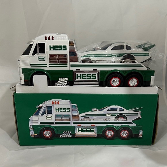Hess | Toys | 26 Hess Toy Truck And Race Car | Poshmark